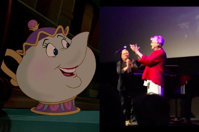 Watch Mrs. Potts Sing the "Beauty And The Beast" Theme Song Perfectly