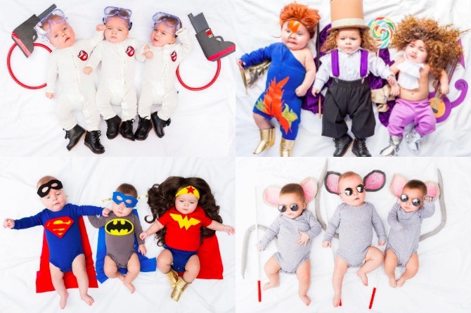 See These Adorable Triplets For Group Halloween Costumes Inspiration