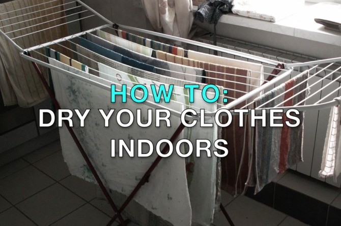 How To Dry Your Clothes Indoors During A Rainy Day