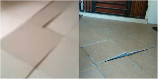 HDB Tiles 'Exploding' Across Various Locations In Singapore!