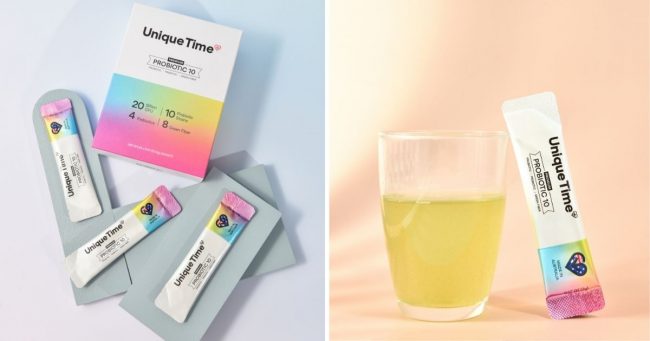 Unique Time Premium Probiotic 10: Healthy Gut, Healthy Mind