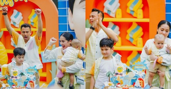13 Potret Pesta Ultah Rafathar, Meriah Bertema Pool Party!